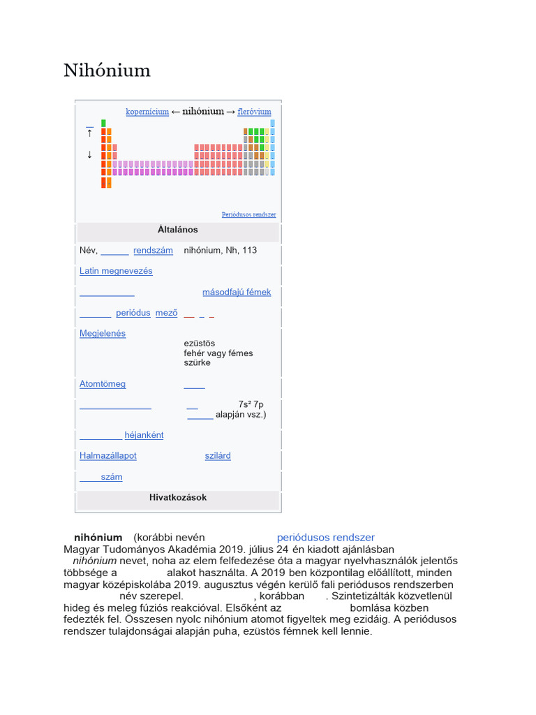 Nihónium | PDF