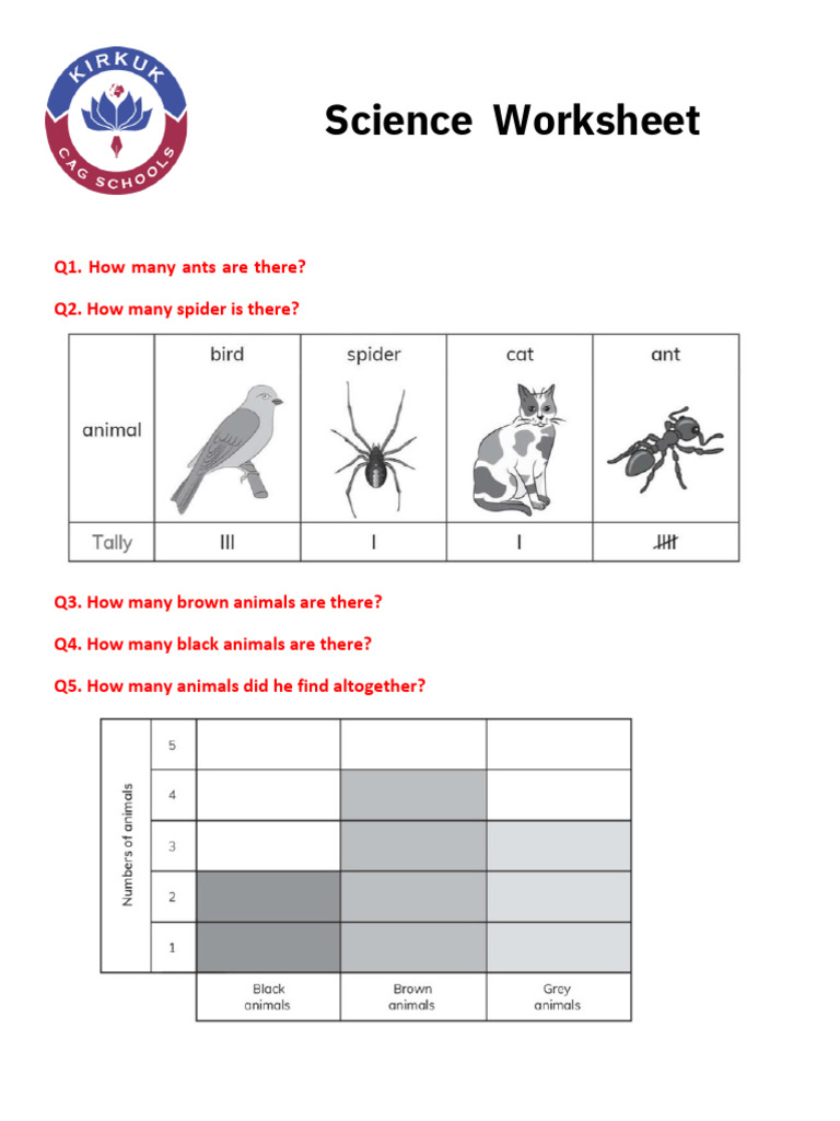 Science Worksheet PDF | PDF