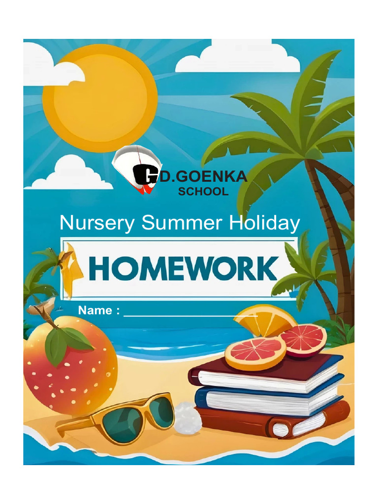 Nursery (Hoiday Homework) | PDF