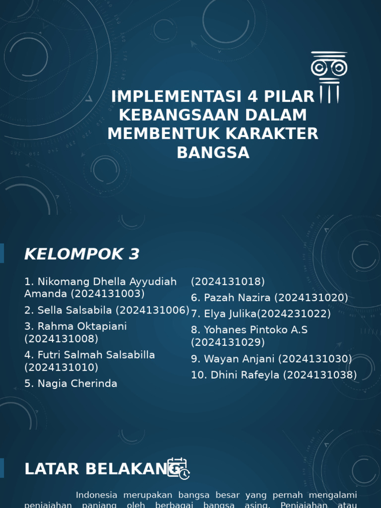 Implementasi 4 Pilar Kebangsaan Dalam Membentuk Karakter Bangsa | PDF
