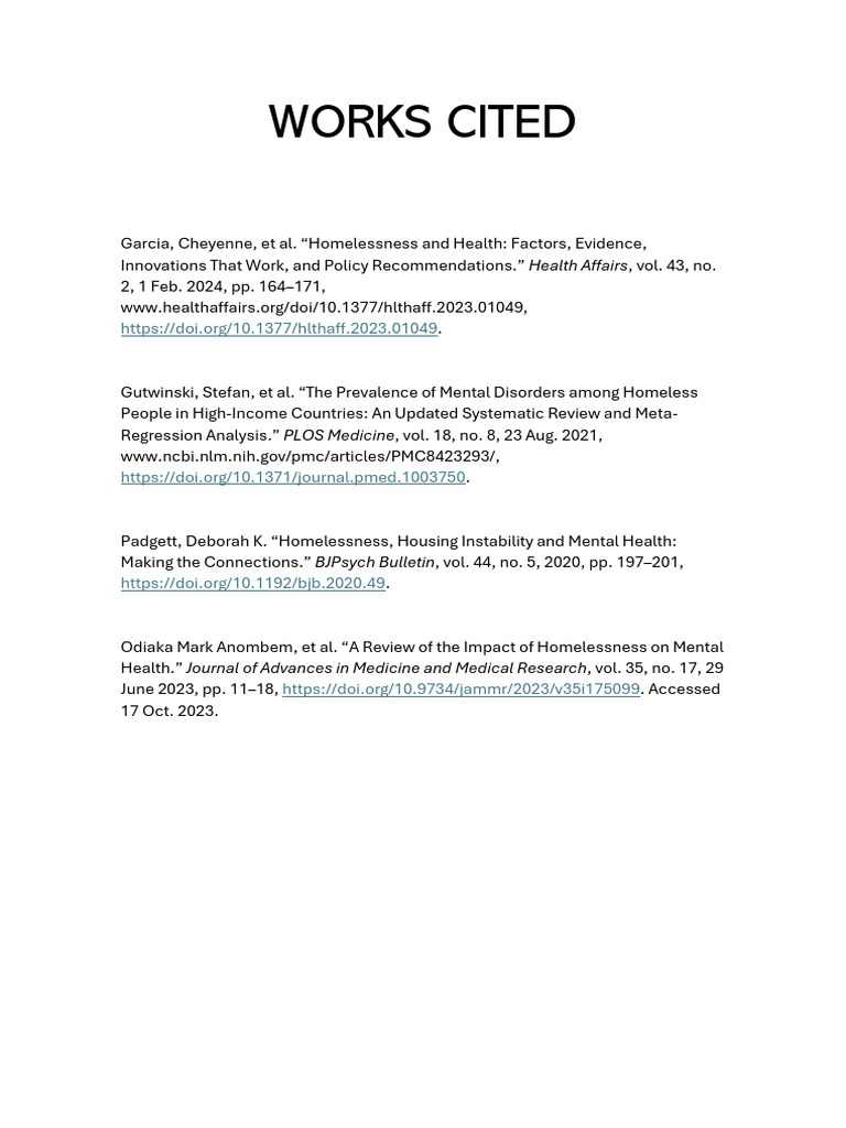 Works Cited | PDF