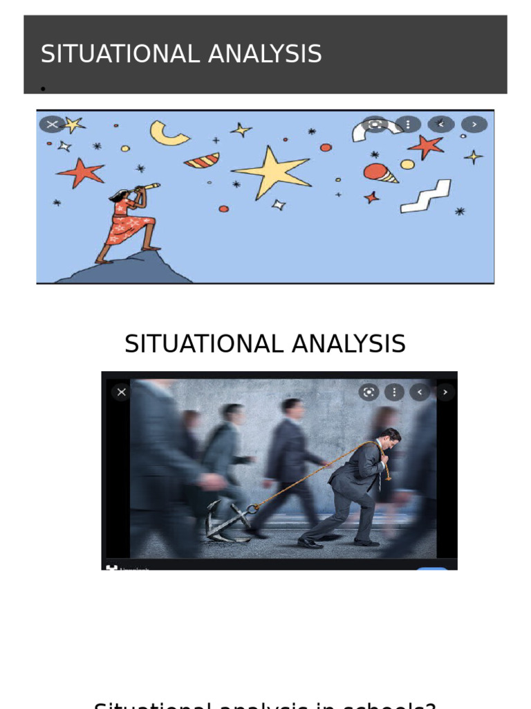 Situational Analysis in Schools Guide | PDF | Swot Analysis | Learning