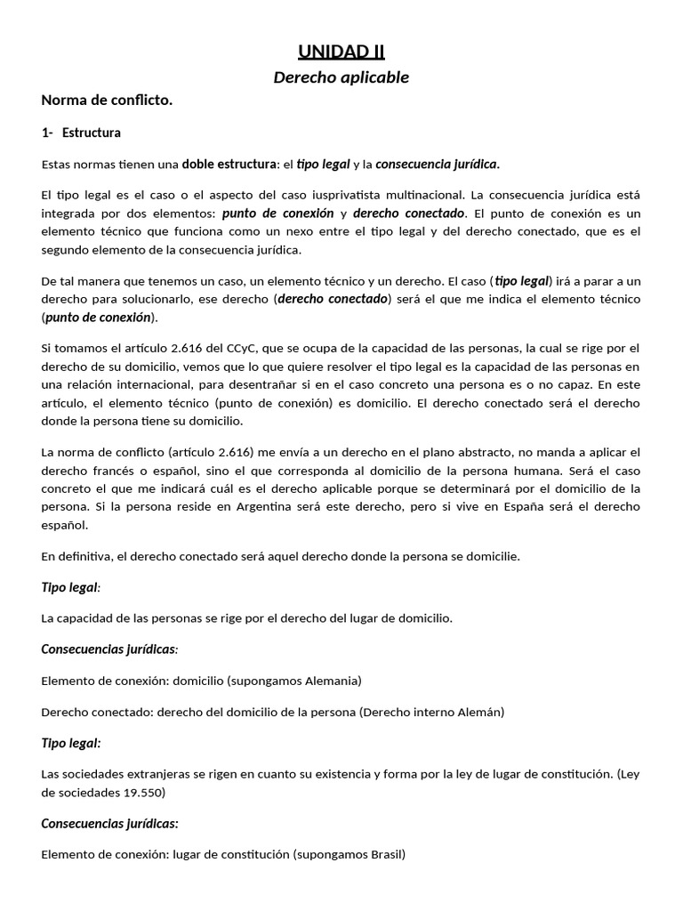 Normas de Conflicto en Derecho Internacional | PDF | Justicia | Crimen ...
