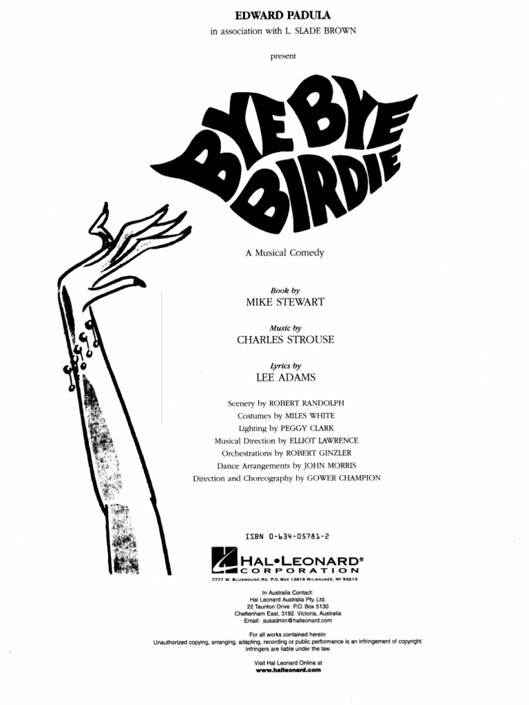 Bye Bye Birdie | PDF