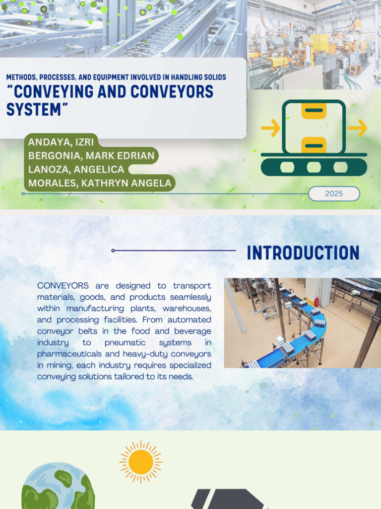 Conveying and Conveyors System | PDF