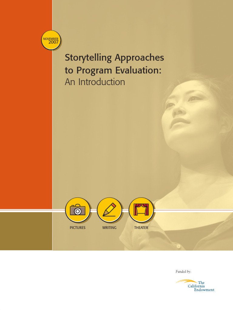 Story Telling Approaches in Programme Evaluation 1746509821 | PDF ...