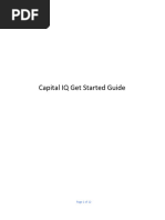 CapIQ Basic Functionality and Navigation Stegeman FINAL | PDF ...