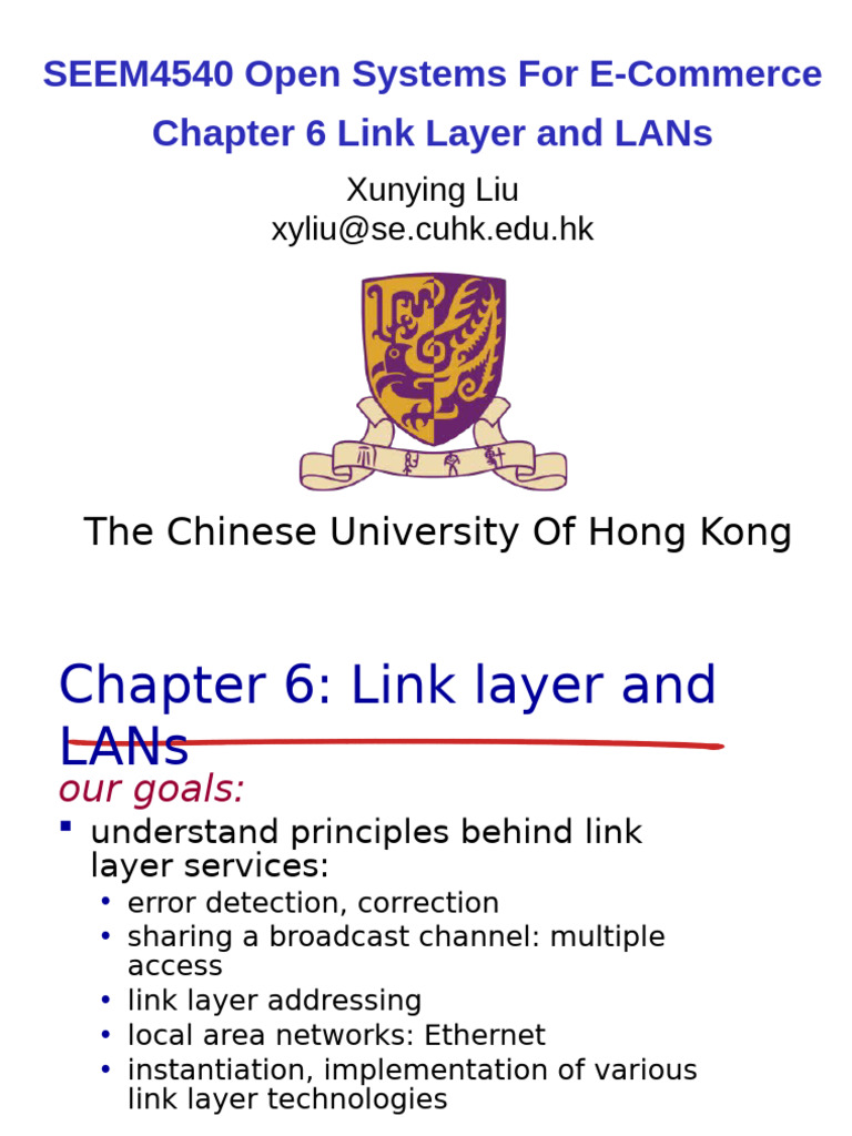 Chapter 6 Link | PDF | Computer Network | Network Switch