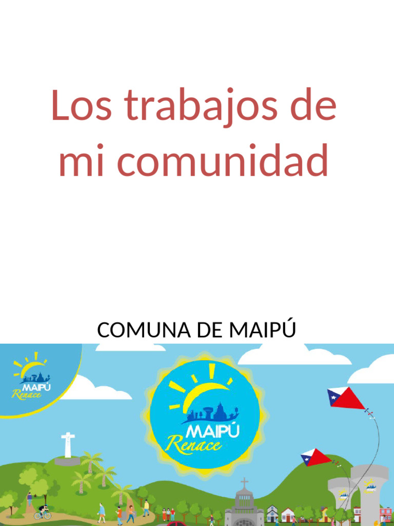 Los Trabajos de Mi Comunidad | PDF