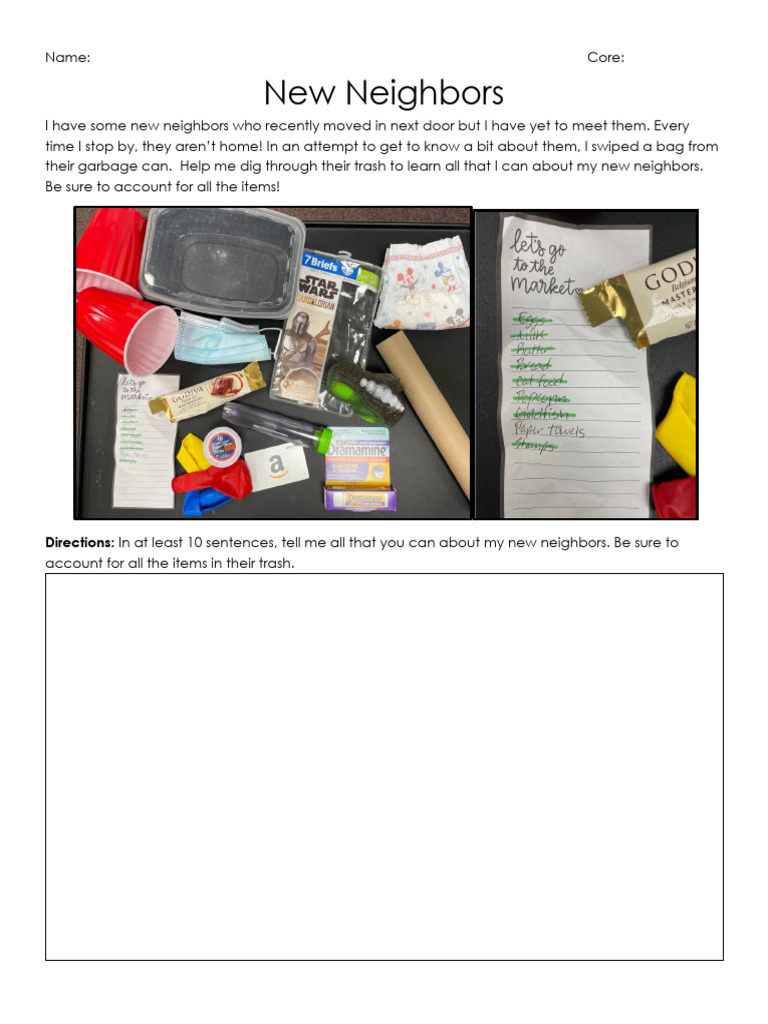 New Neighbors Inference Introduction | PDF