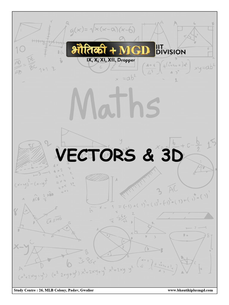 Vectors Assignment Day 3 Happy Diwali | PDF | Analytic Geometry | Algebra