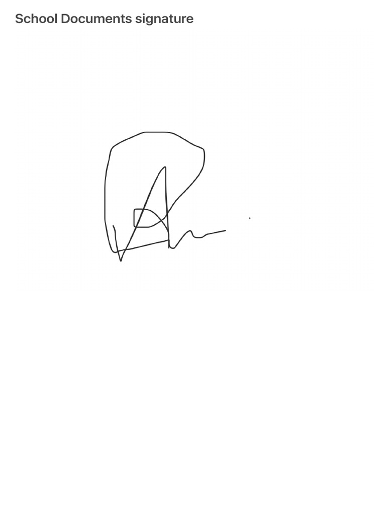School Documents Signature | PDF