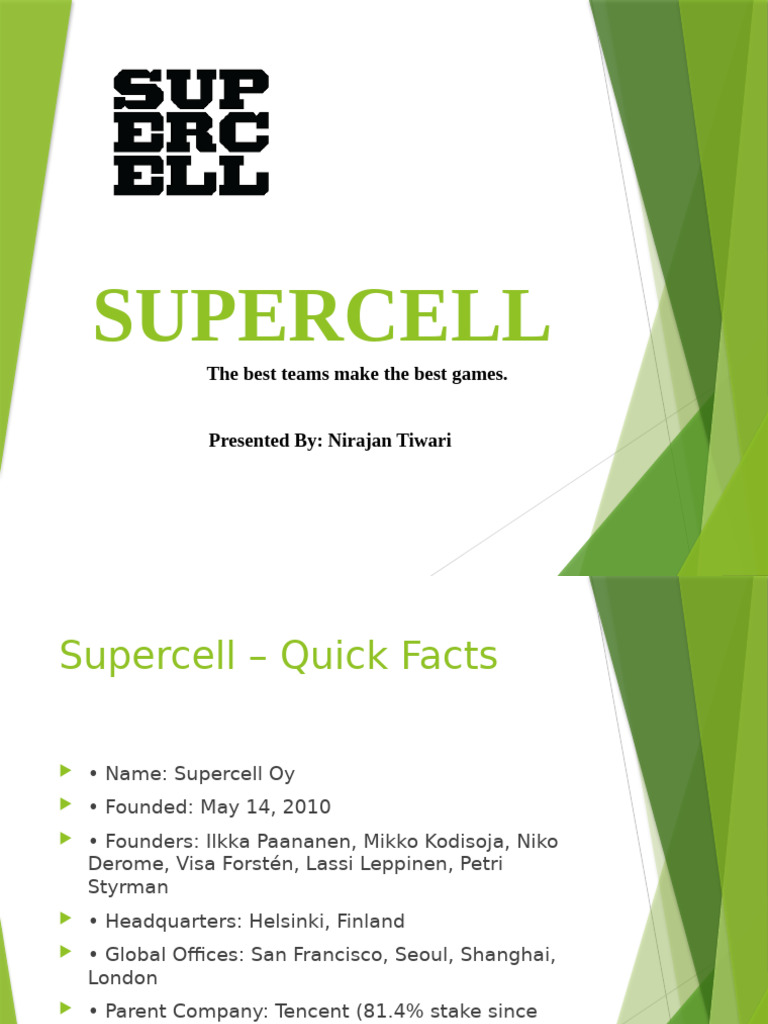 Supercell 5 Minute Presentation | PDF