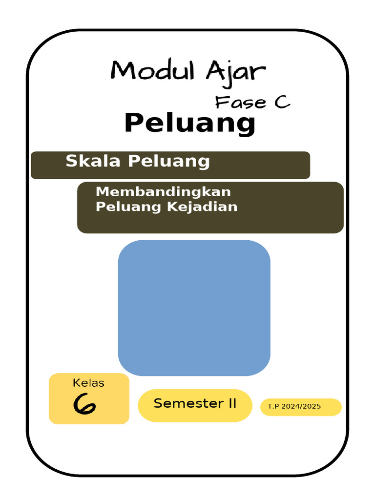 Modul Ajar Observasi Mtk-Peluang | PDF