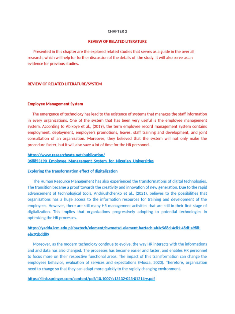 Record Employees CHAPTER 2 | PDF | Records Management | Human Resource ...