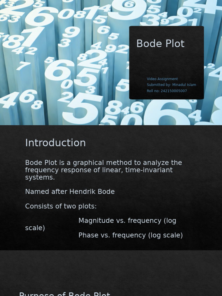 Bode Plot Ppt | PDF