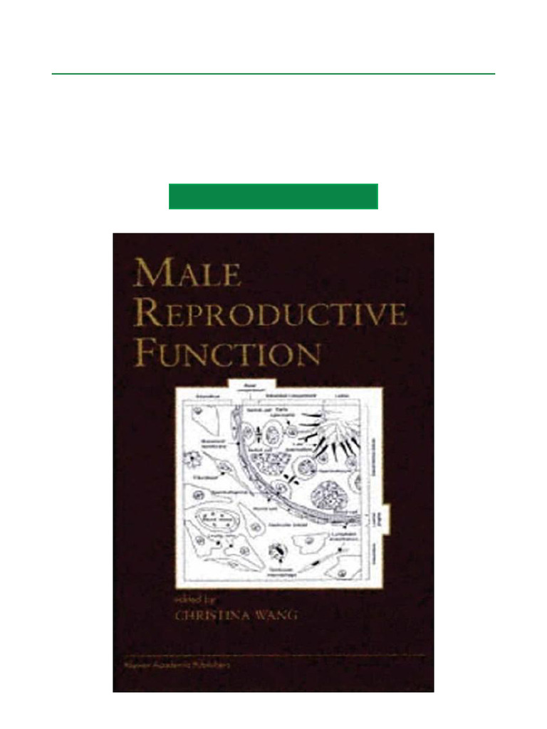 Male Reproductive Function, 1st Edition All Chapters Included | PDF ...