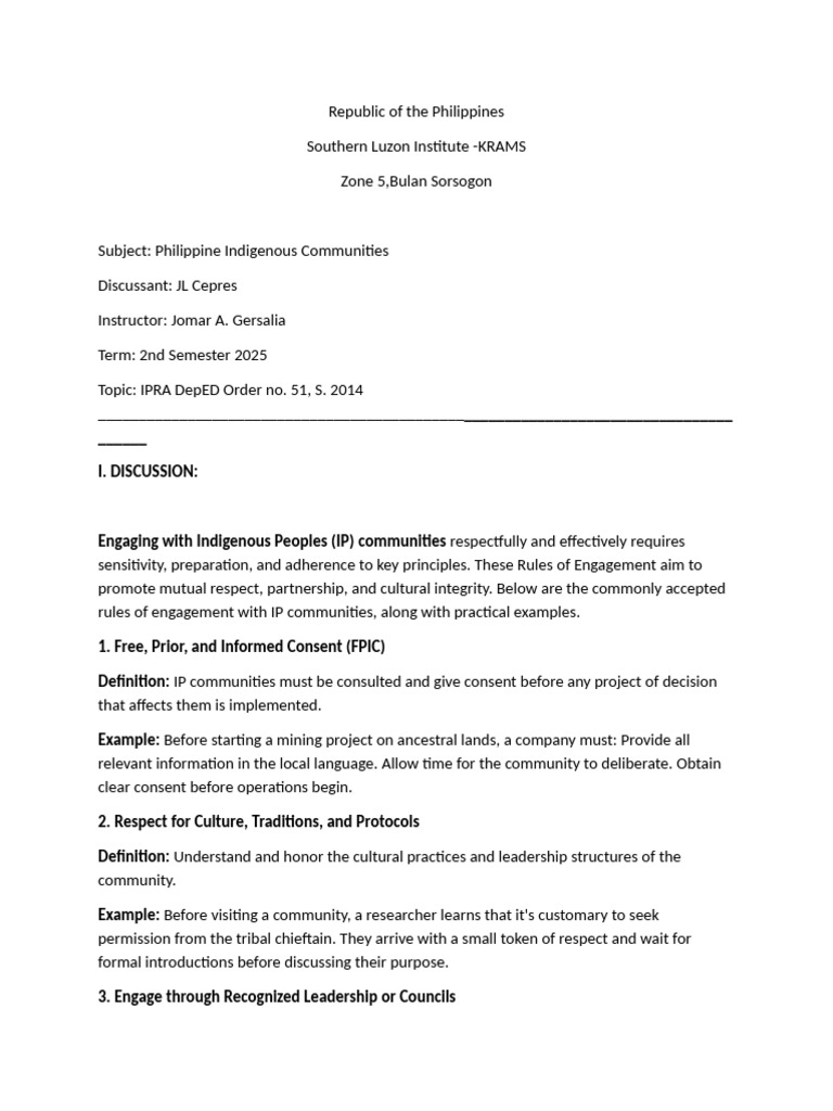 CEPRES-HANDOUT | PDF | Traditional Knowledge | Community