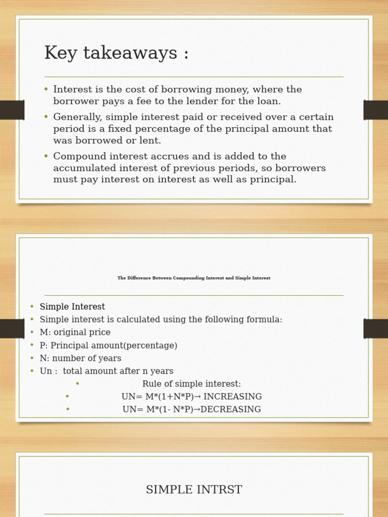Simple Compaund Intrest | PDF