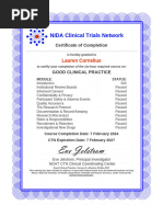 GCP Nida Certificate | PDF