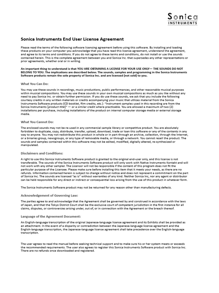 License Agreement | PDF | License