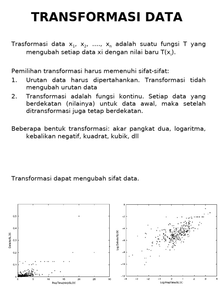 Transformasi Data Pdf