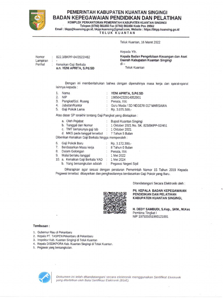 SK Berkala 2022 Yeni | PDF