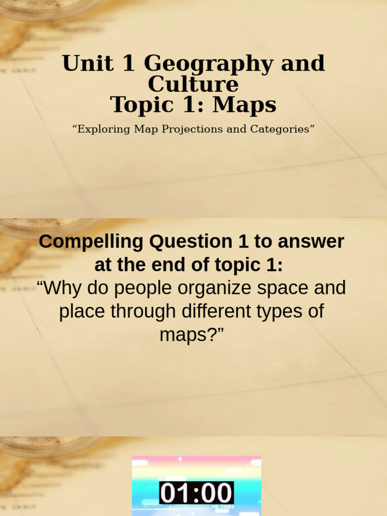 World Geography Unit 1 Topic 1 | PDF | Map | Latitude