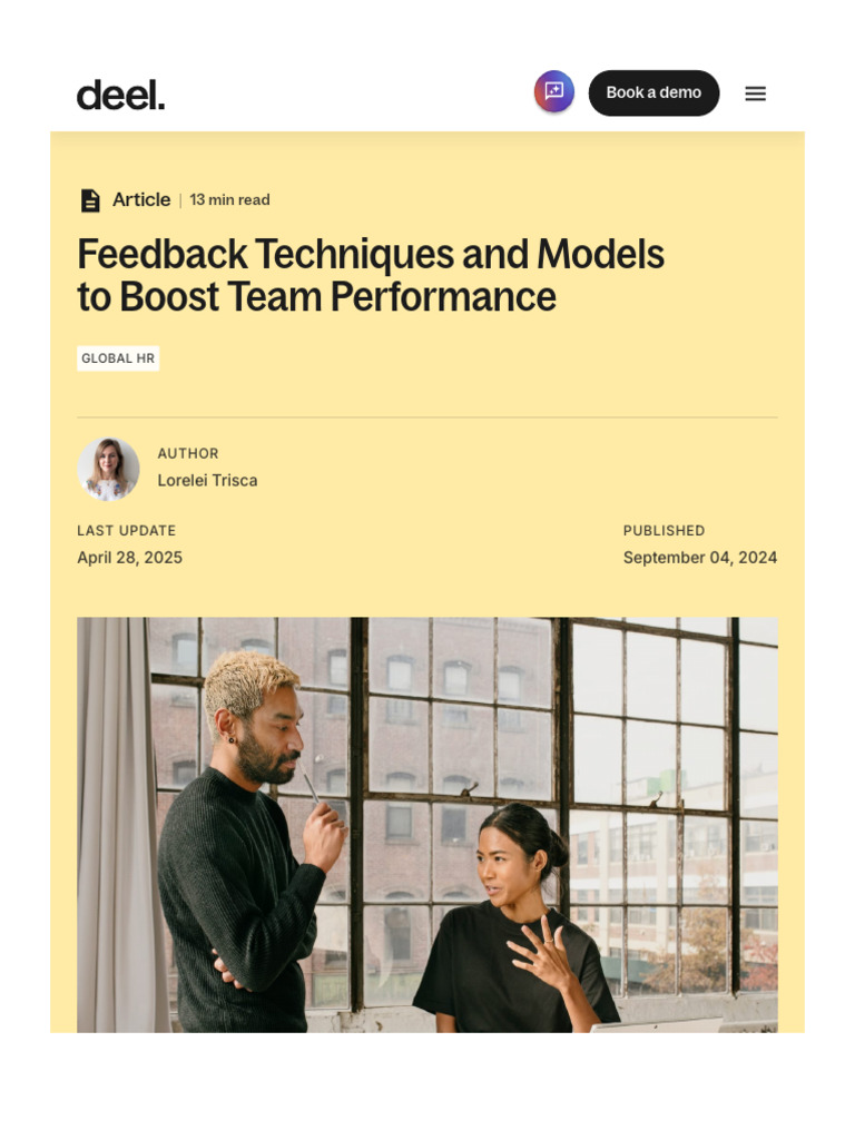 Feedback Techniques and Models To Boost Team Performance | PDF | Goal | Motivation