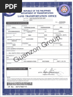 LTO OR Registration | PDF