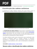 Aula 02 - Cadeia Carbônica | PDF | Aromaticidade | Benzeno
