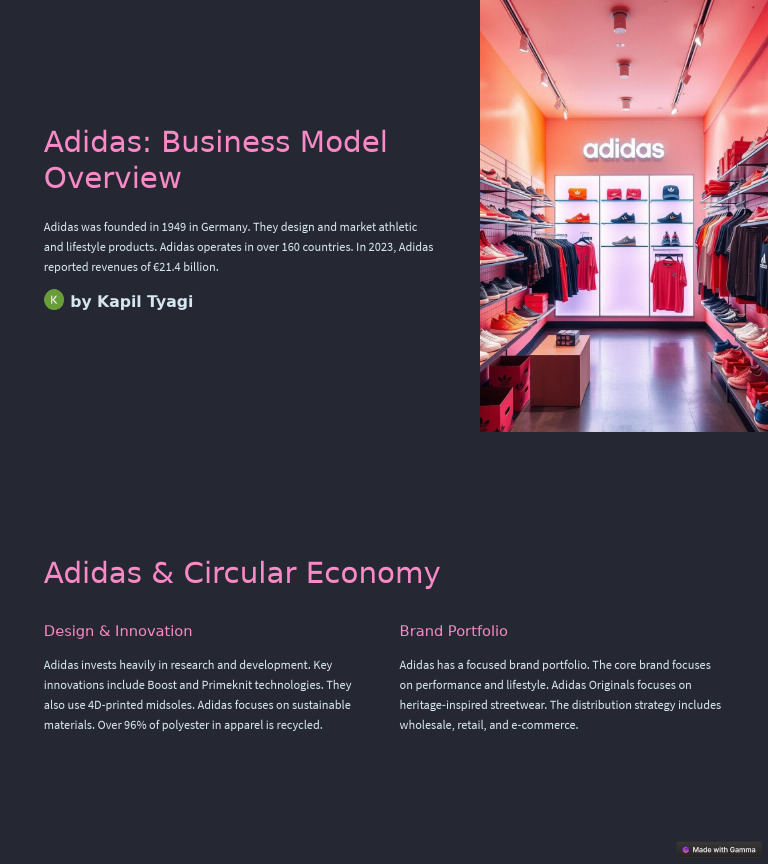 Adidas-Business-Model-Overview | PDF