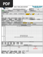 Daily Drilling Report Template | PDF | Geotechnical Engineering | Civil ...