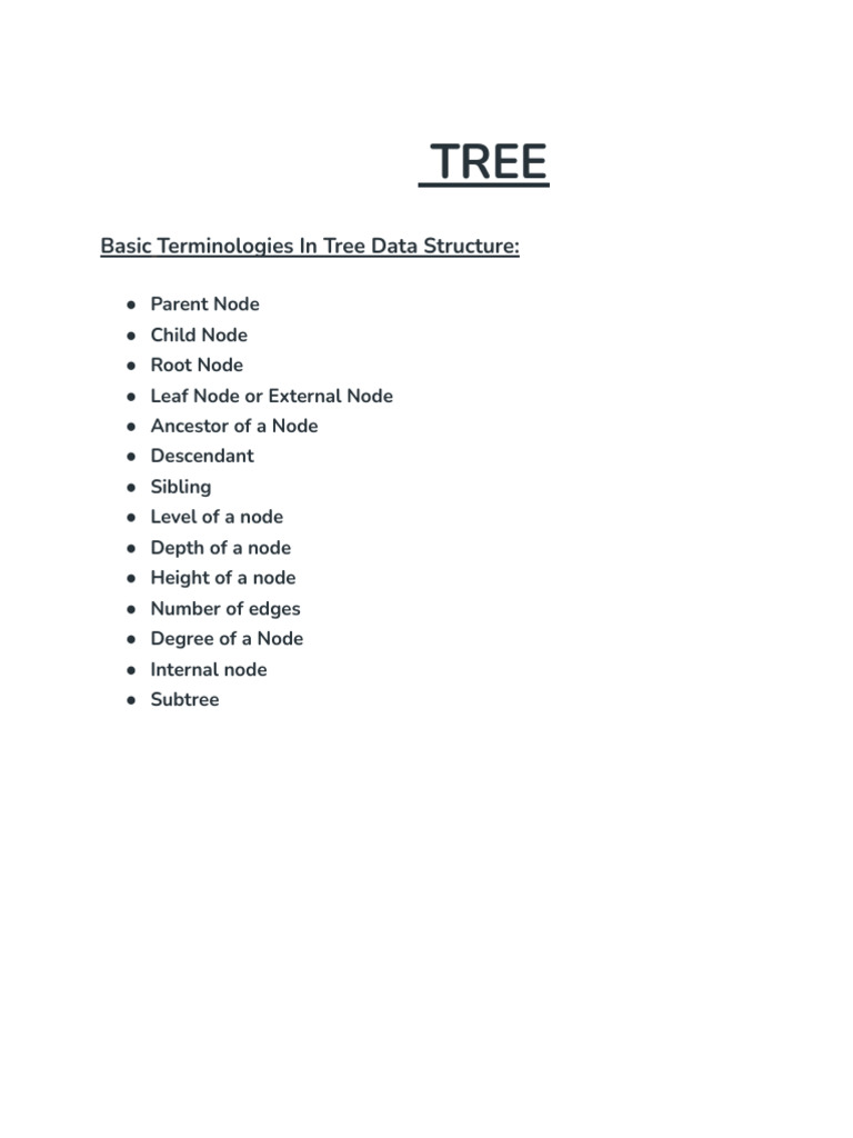 TREE | PDF