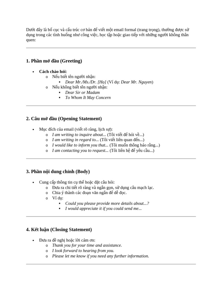 Formal Email | PDF