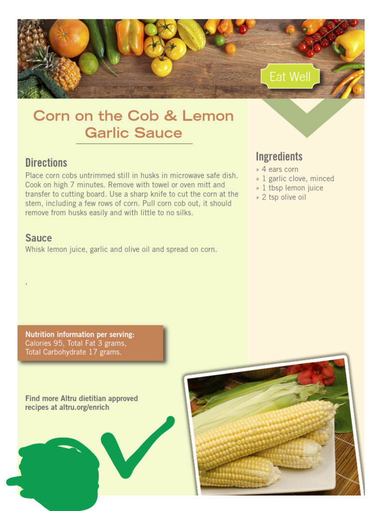 Corn On The Cob | PDF