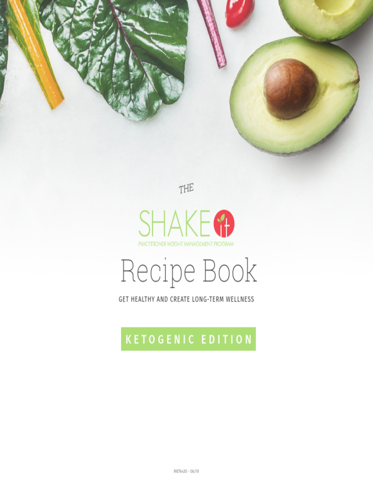Shake It Recipe Book - Keto | PDF | Zucchini | Salad