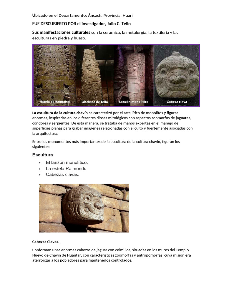 Chavin | PDF