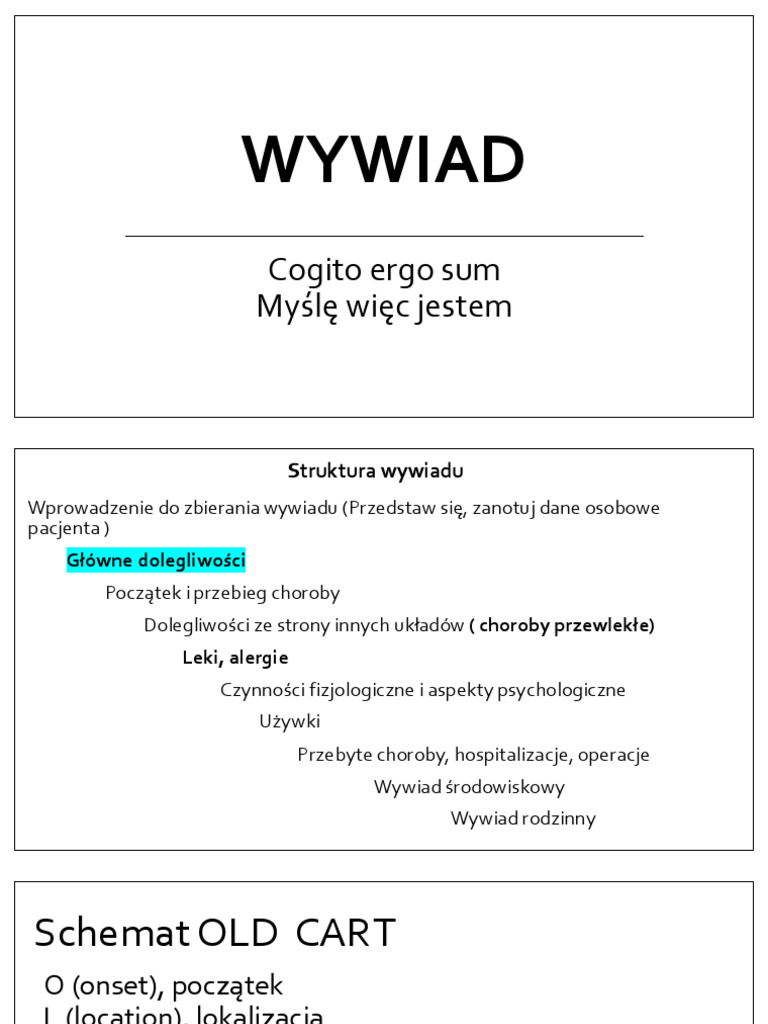 chirurgia: Wywiad | PDF