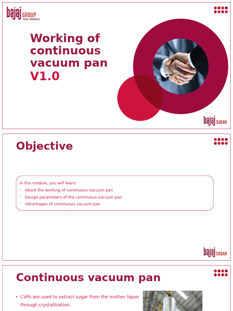 Working of Continuous Pan-V1.0 | PDF | Steam | Vacuum
