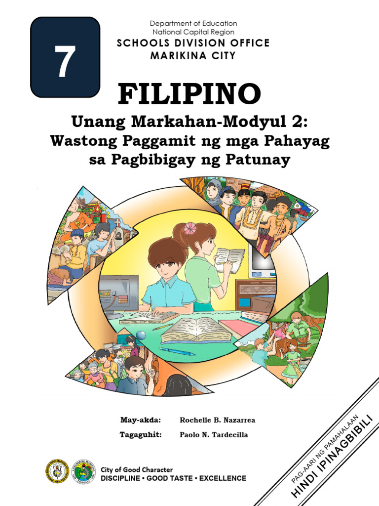 Filipino: Unang Markahan-Modyul 2 | PDF