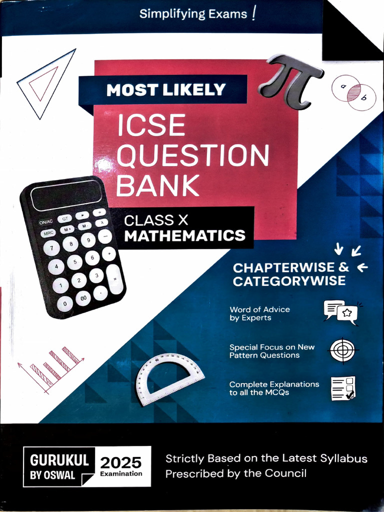 Oswal Maths 2025 | PDF