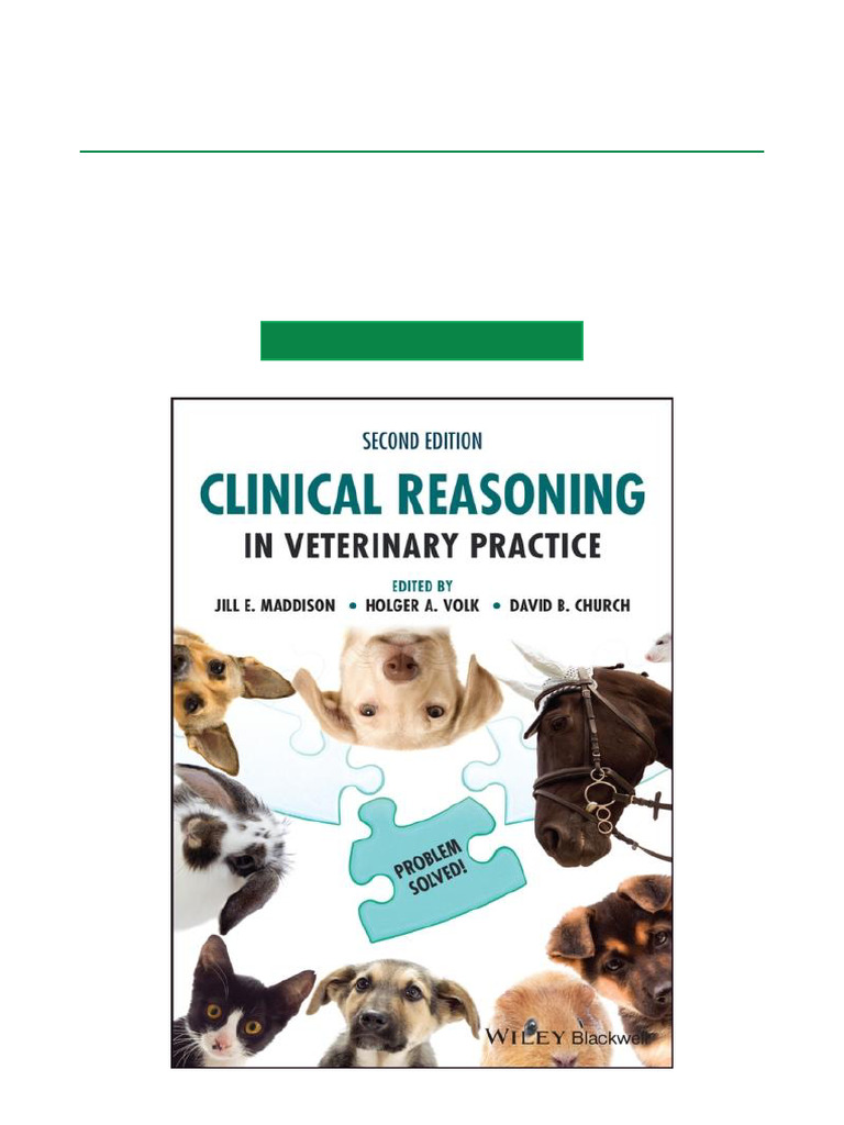 Clinical Reasoning in Veterinary Practice | PDF | Veterinary Medicine ...