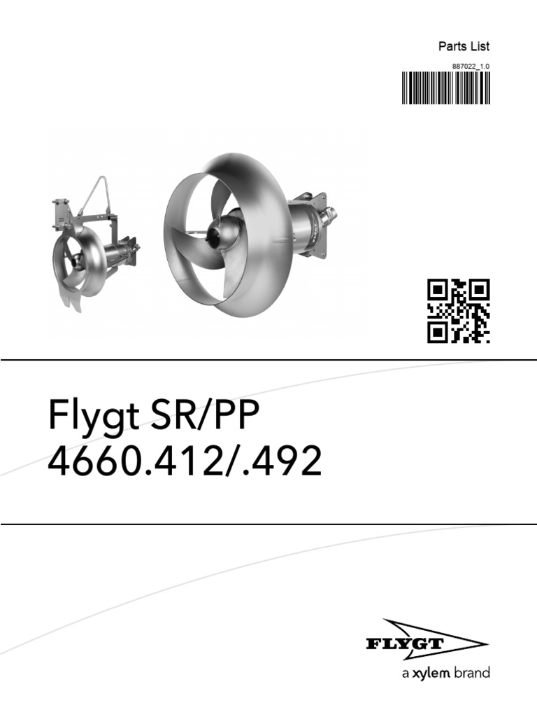 Flygt SR/PP 4660 Parts Overview | PDF