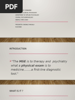 Mental State Examination MSE OSCE Checklist Geeky Medics | PDF ...