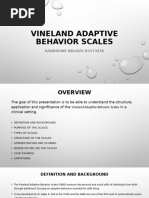 Vineland Adaptive Behavior Scale | PDF