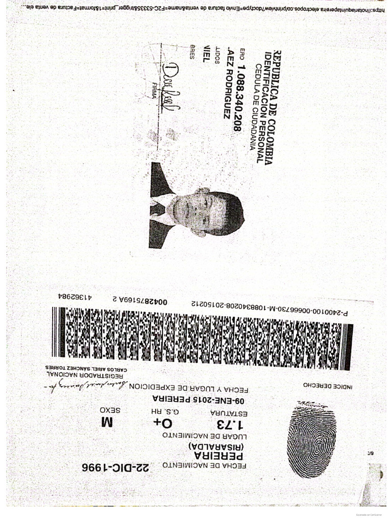 Daniel - Cédula - Merged | PDF