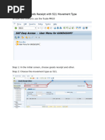 Configuring SAP Movement Type 531 | PDF | Computers