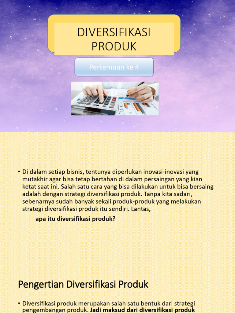 4.diversifikasi Produk | PDF