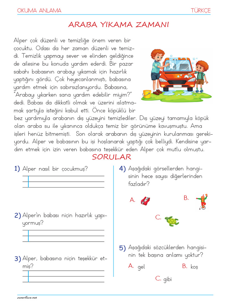 Araba Yikama Zamani | PDF